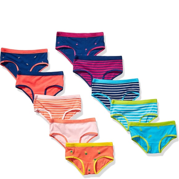 Amazon Essentials | Shirts & Tops | Amazon Essentials Girls Hipster Underwear Multipacks 2pieces ...